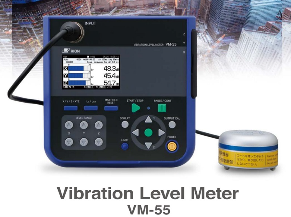 Máy đo độ rung Rion VM-55 - Giải Pháp Đo Kiểm